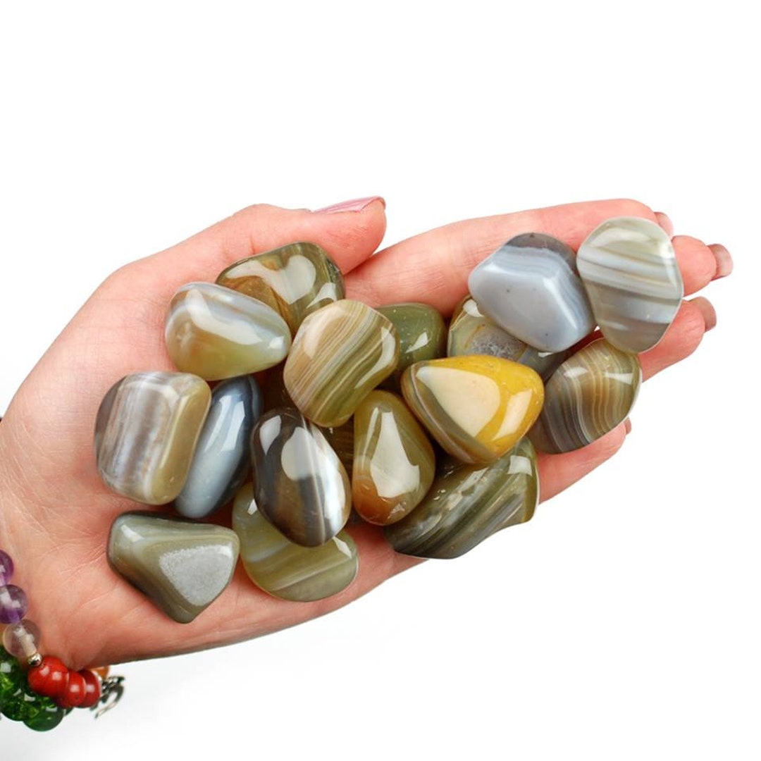 Agate Tumbled Stone Agate Tumbled Stones Stones Crystals - Etsy