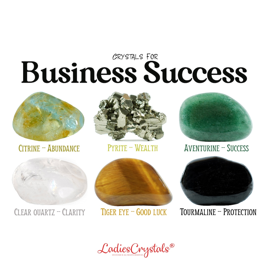 Business Success Crystals Set, Business Success Set, Healing Crystals ...