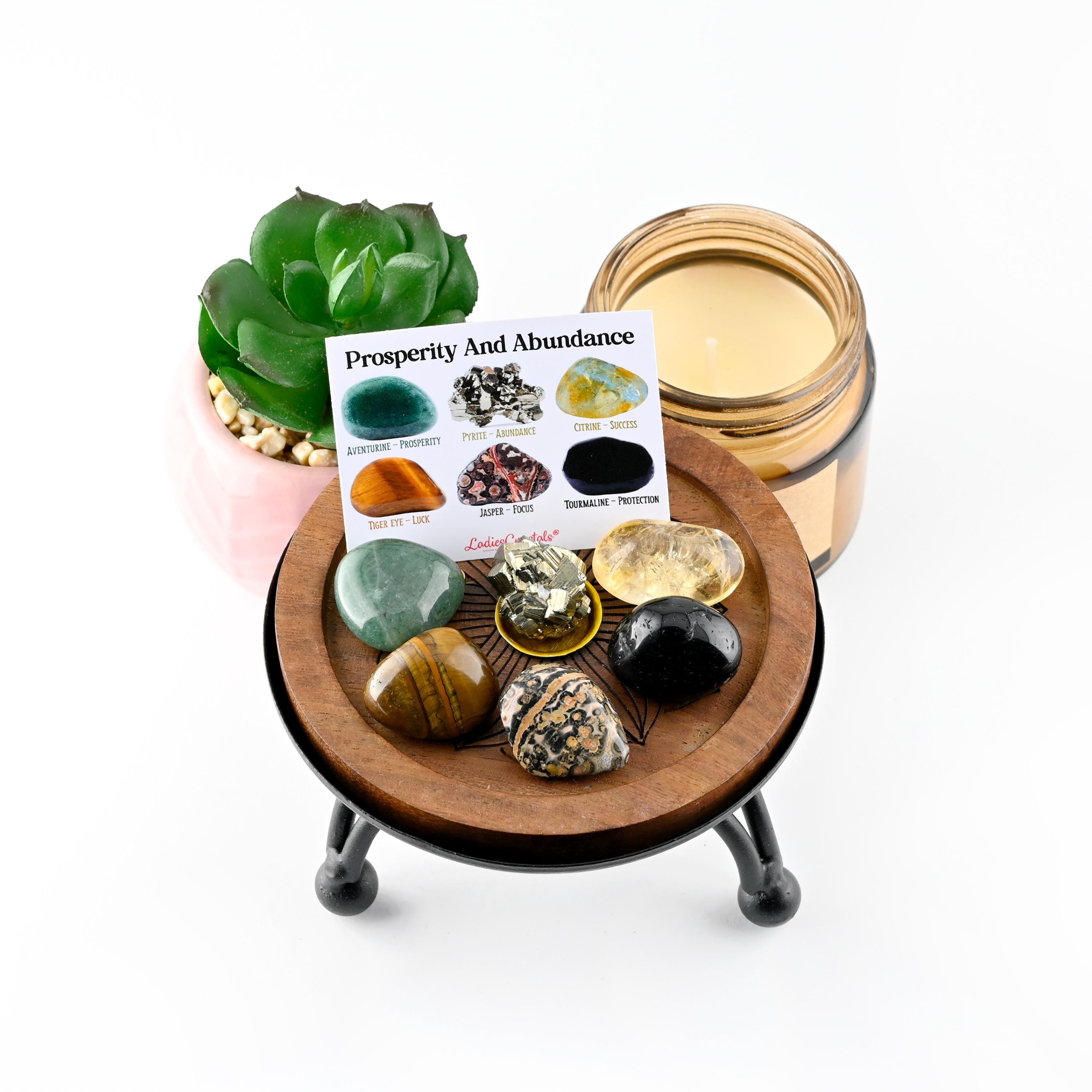 Prosperity and Abundance Crystals Set, Prosperity Crystals, Healing ...