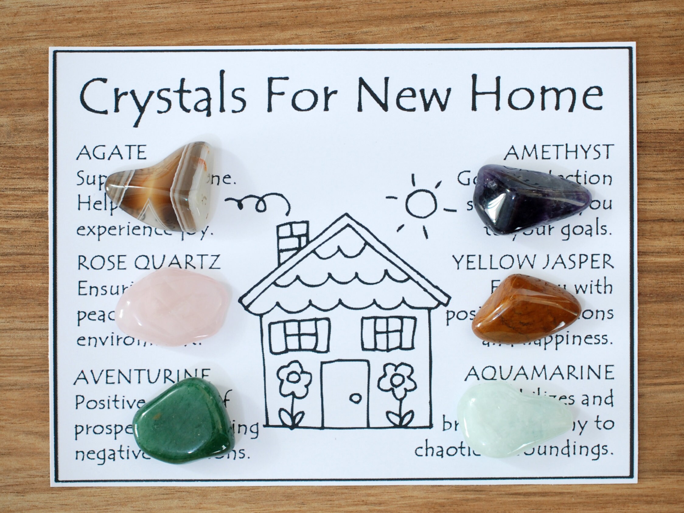 Crystals for New Home New Home Crystal Set New Home | Etsy