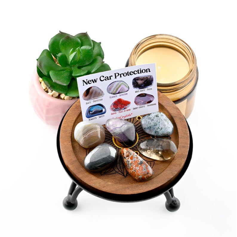 New Car Protection Crystals Set, Protection Crystals, Crystals ...