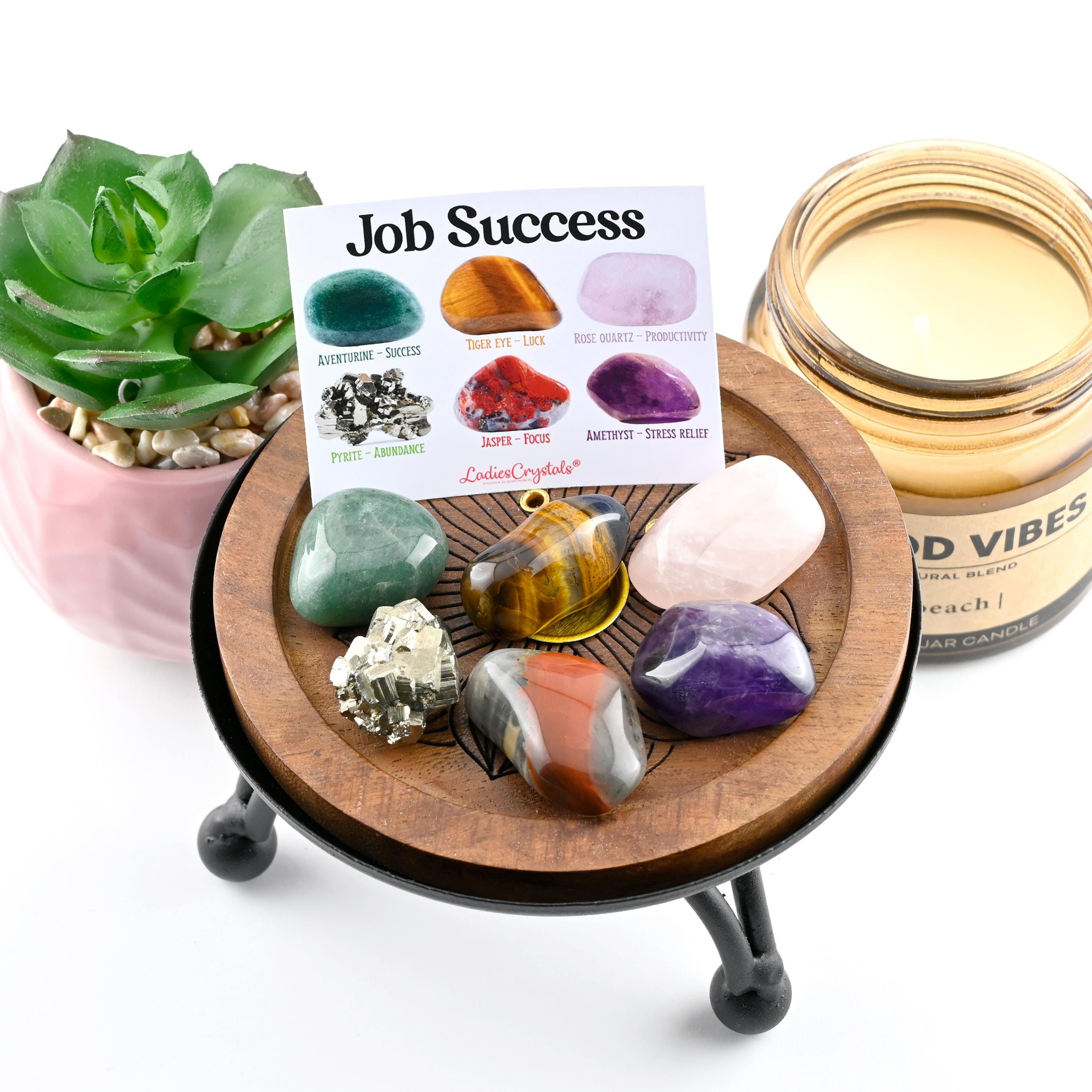 Job Success Crystals Set, Career Success Crystals, Healing Crystals ...