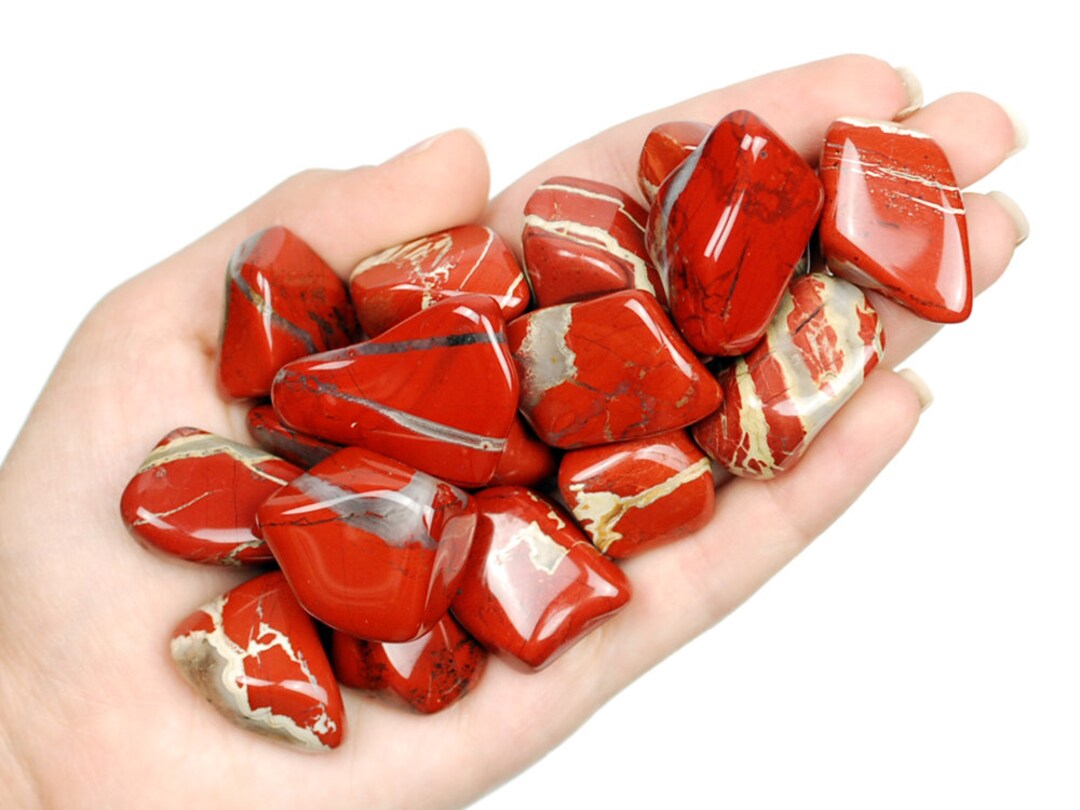 Red Jasper Tumbled Stone Red Jasper Tumbled Stones - Etsy Sweden