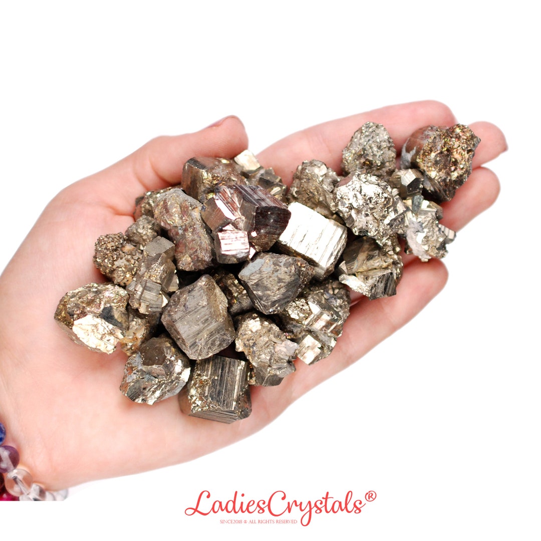 Set of 3 Pyrite Rough Stones, Rough Pyrite, Crystals, Raw Pyrite ...