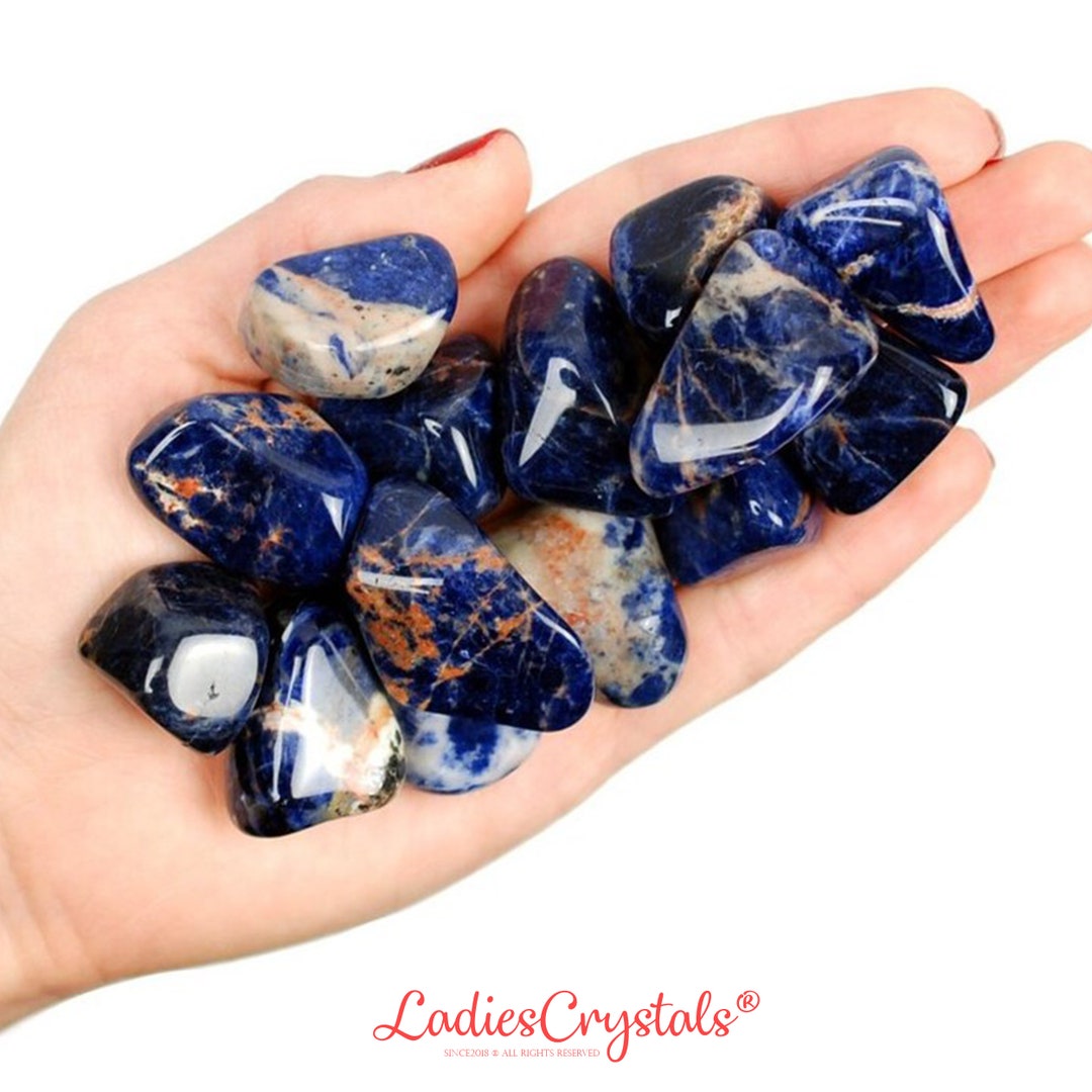 Sodalite Tumbled Stone, Sodalite, Tumbled Stones, Blue Sodalite, Stones ...