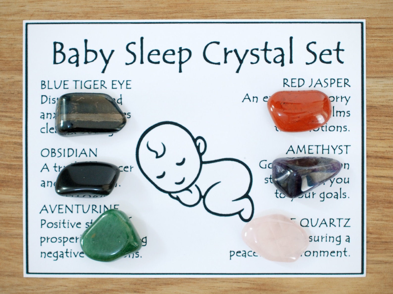 Baby Sleep Crystal Set Crystals for Baby Sleep Crystals for - Etsy