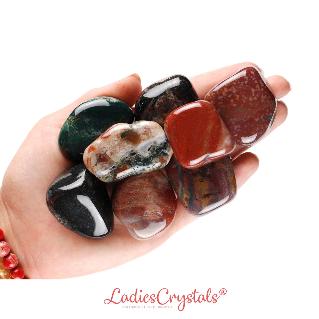 Sardonyx Tumbled Stone, Banded Agate Crystal, Protection and Altar ...
