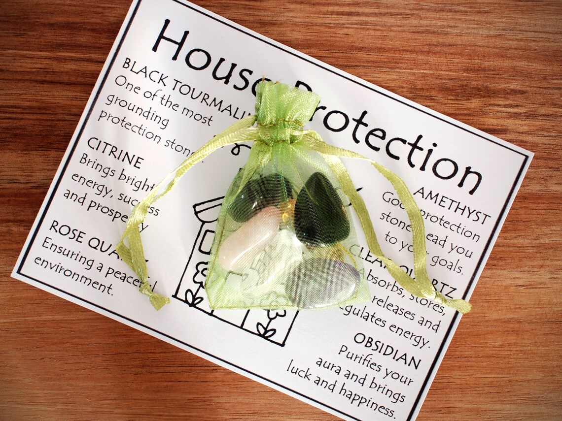 House Protection Crystals Set House Protection Protection - Etsy