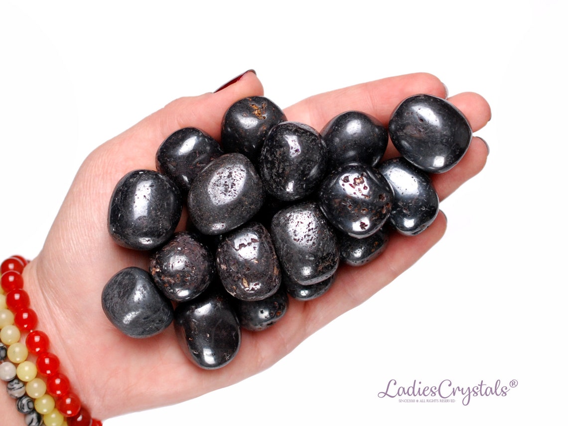 Magnetite Tumbled Stone Magnetite Tumbled Stones Lodestone - Etsy