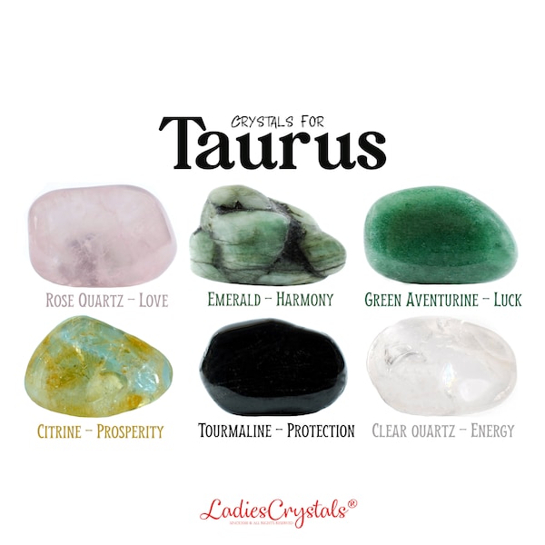 Taurus Crystals - Etsy