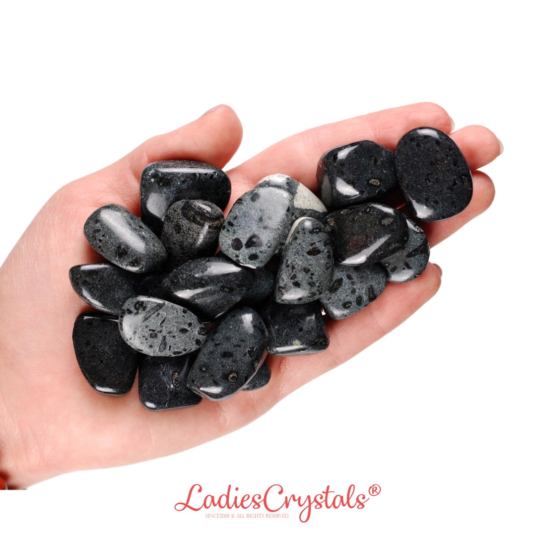 Kimberlite Tumbled Stone, Rare Diamond Source Rock, Grounding and Altar ...