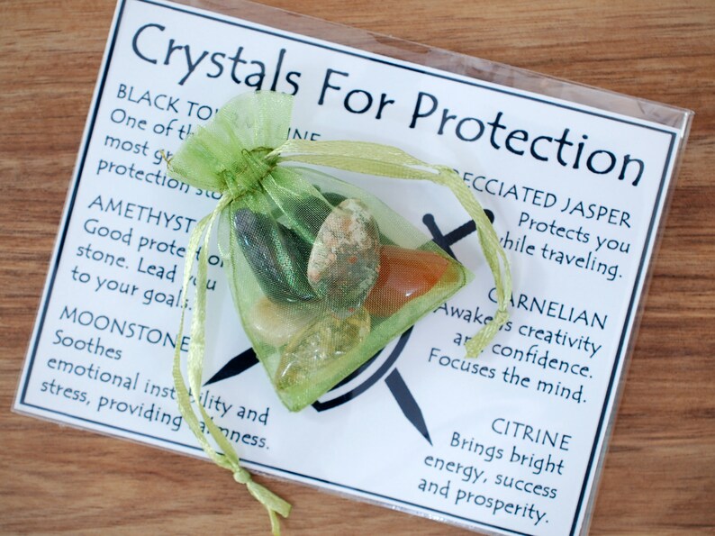 Protection Crystal Set Protection Crystals Set Crystals for | Etsy
