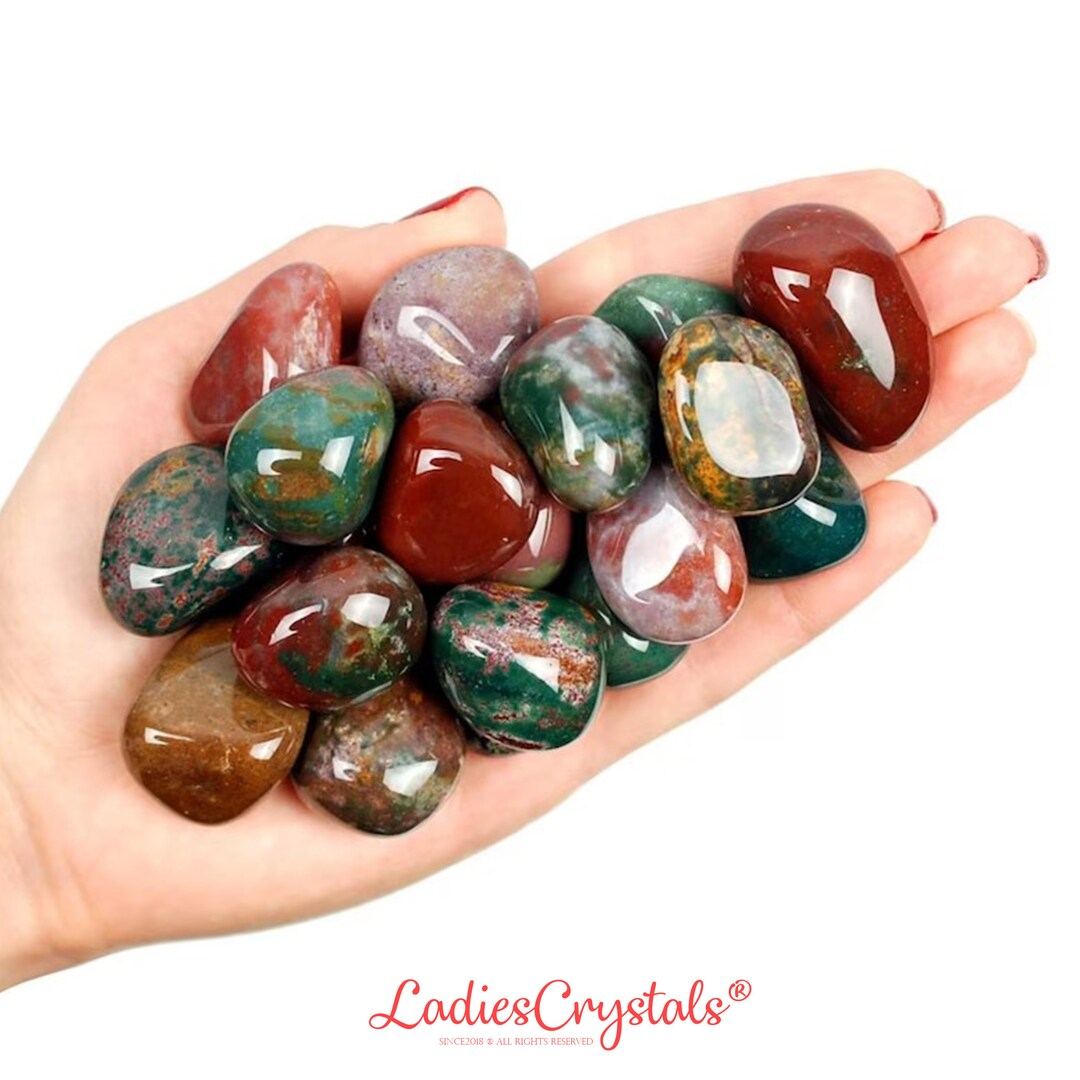 Fancy Jasper Tumbled Stone, Jasper Tumbled, Tumbled Stones, Crystals ...