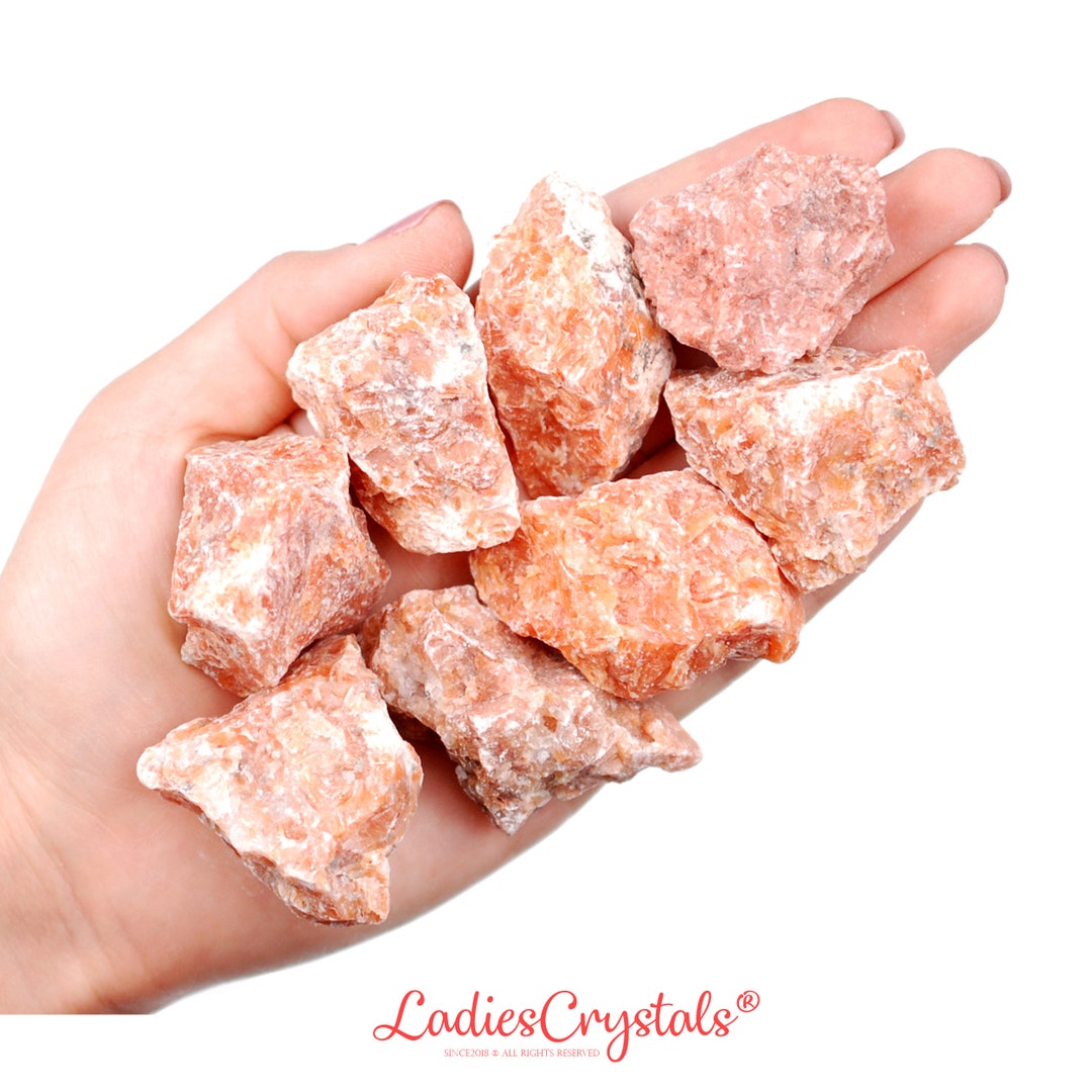 Red Calcite Rough Stone, Red Calcite Raw Stone, Calcite, Stones ...