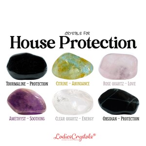 House Protection Crystals Set, House Protection, Protection Crystals ...