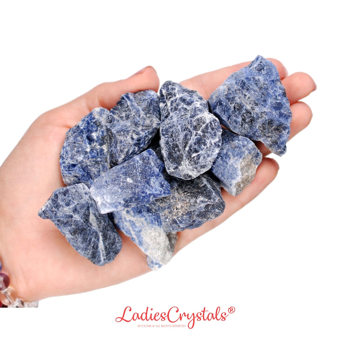 Sodalite Rough Stone, Sodalite Raw Stone, Raw Stones, Rough Stones ...