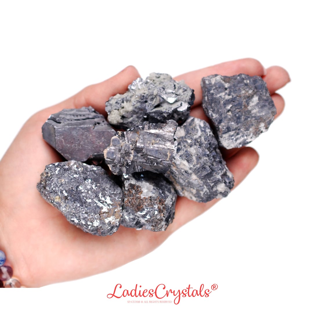 Galena Raw Stone, Galena, Raws Stones, Rough Stones, Raw Crystals ...