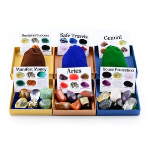 Concentration and Focus Crystals Set, Crystals for Concentration ...