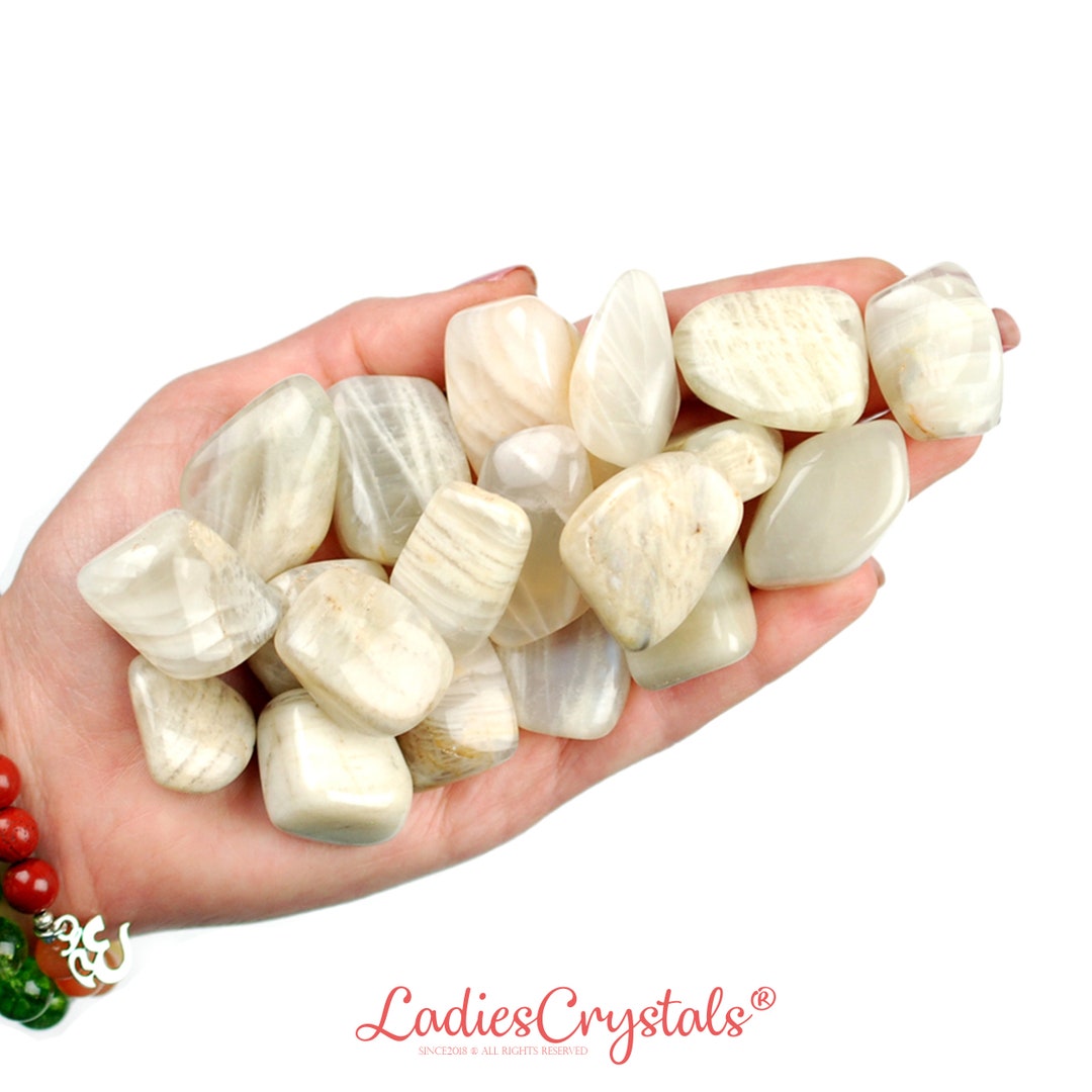 Moonstone Tumbled Stone, Moonstone, Tumbled Stones, Stones, Crystals ...