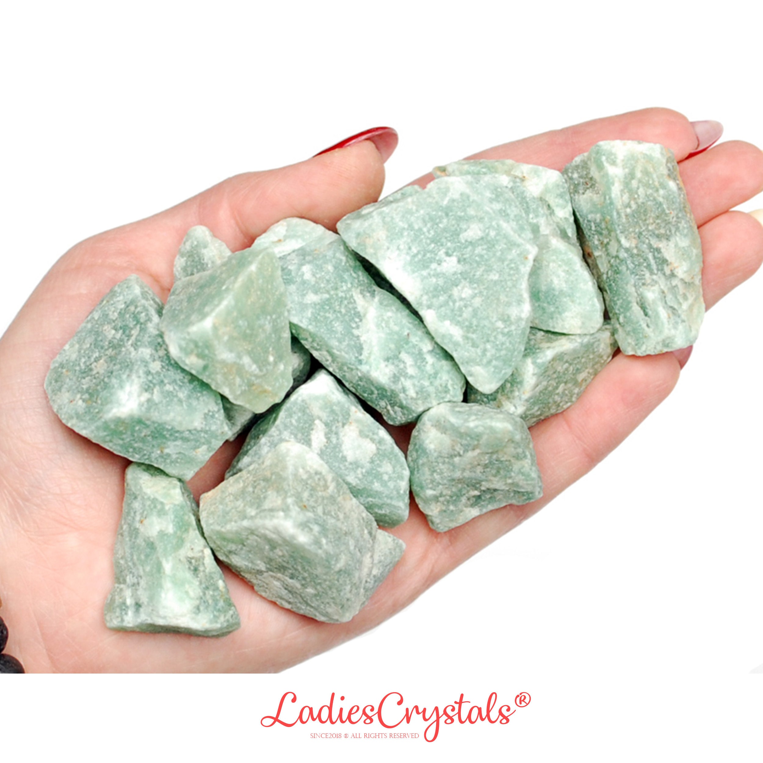 Raw Green Aventurine