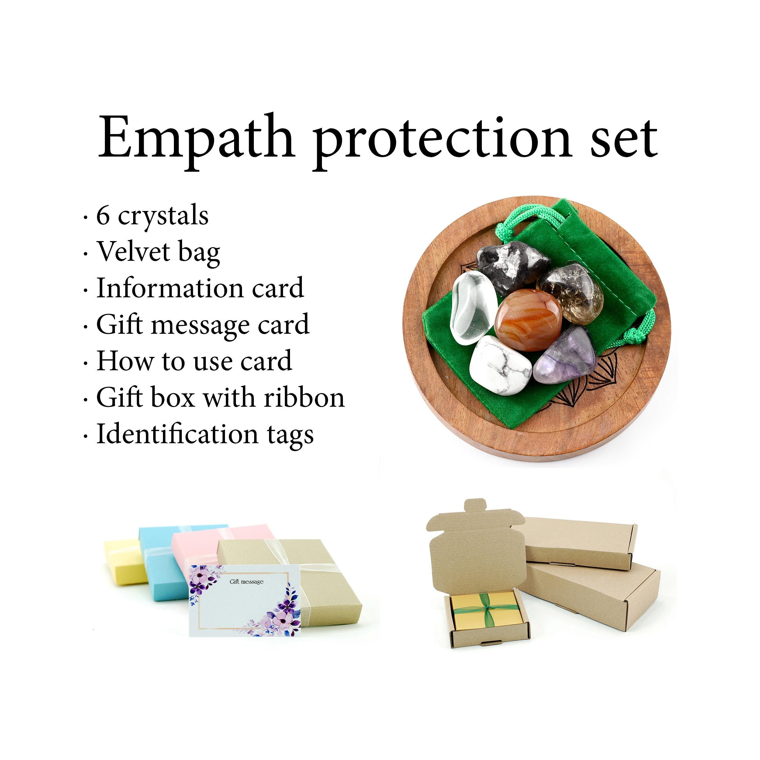 Empath Protection Crystals Set, Protection Crystals, Healing Crystals ...