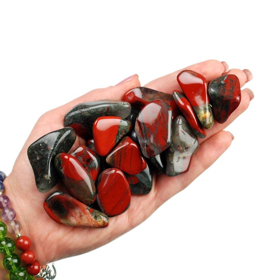 Bloodstone Tumbled Stone Bloodstone Tumbled Stones Healing - Etsy