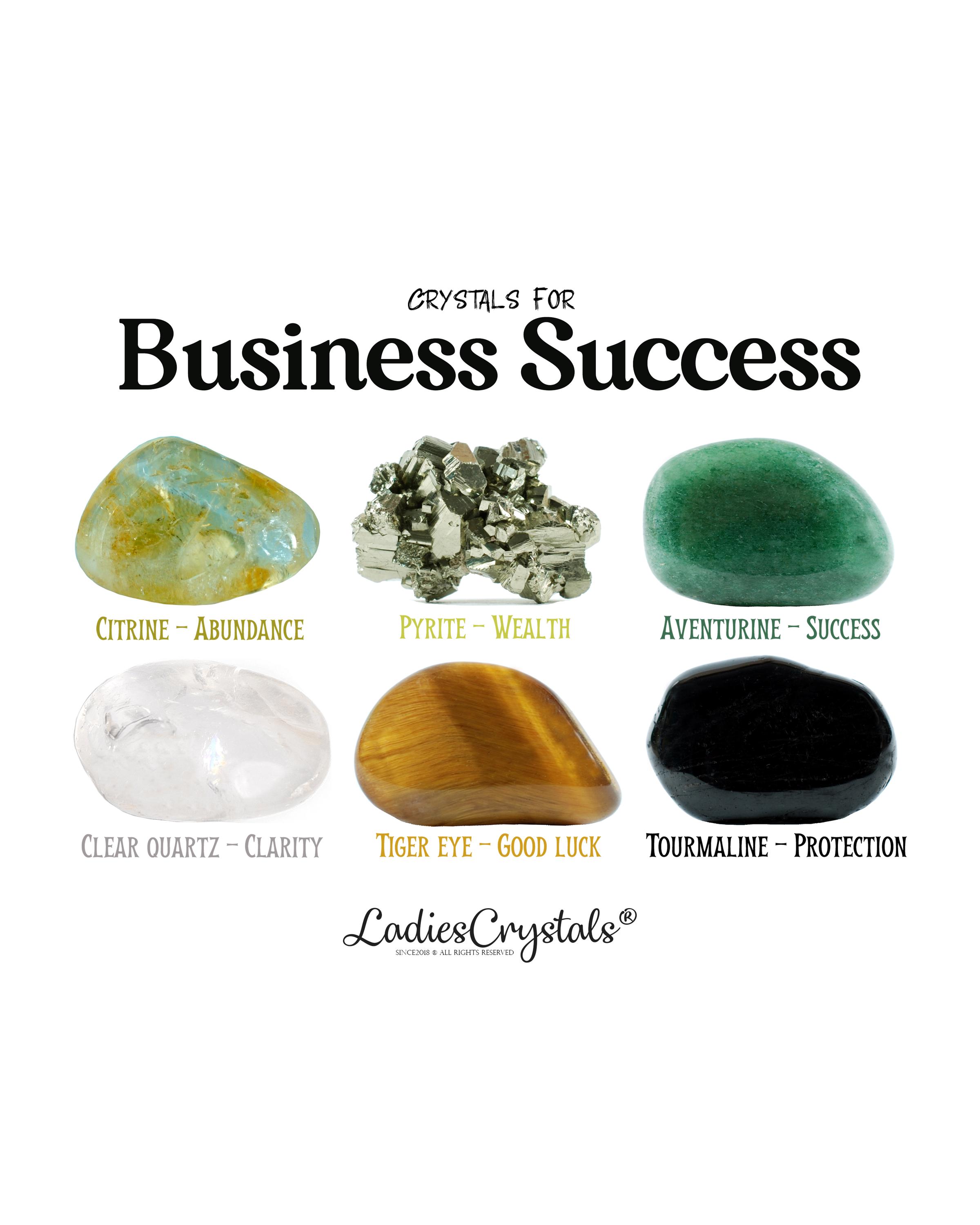 Business Success Crystals Set, Business Success Set, Healing Crystals ...