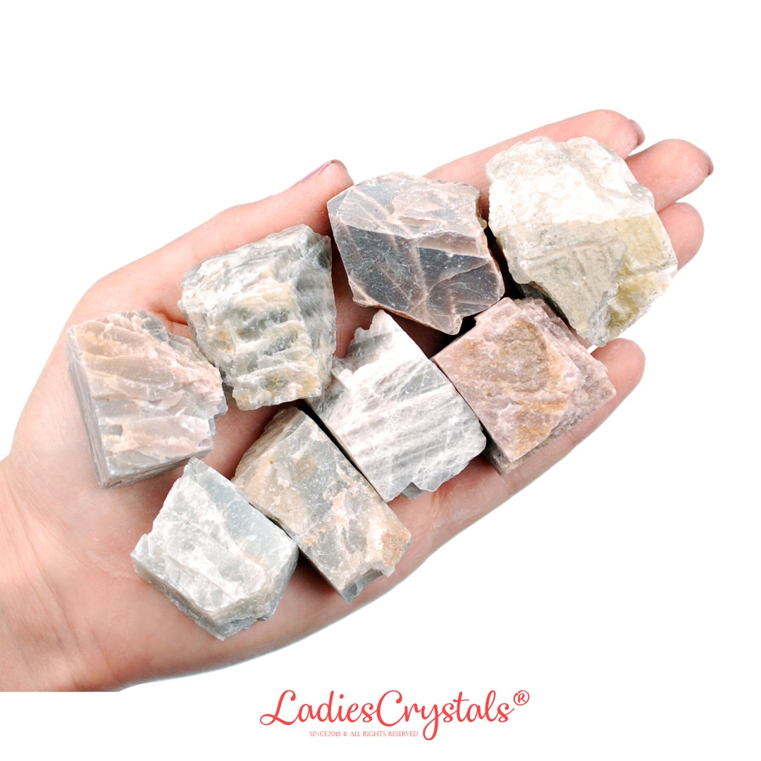 Moonstone Rough Stone, Moonstone Rough Stones, Healing Moon Stone ...