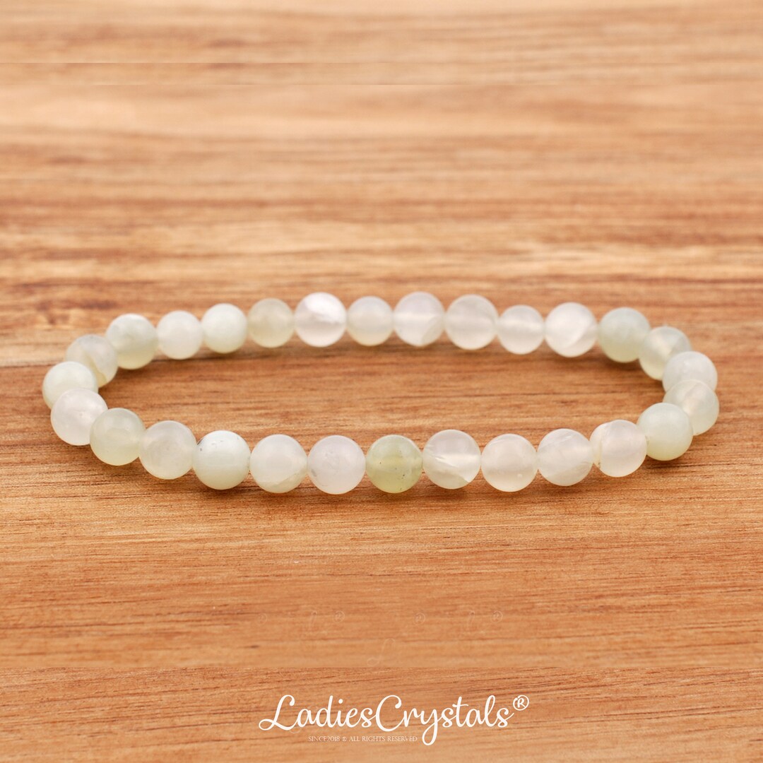 Nephrite Bracelet, Nephrite Bracelet 6 Mm Beads, Nephrite, Bracelets ...