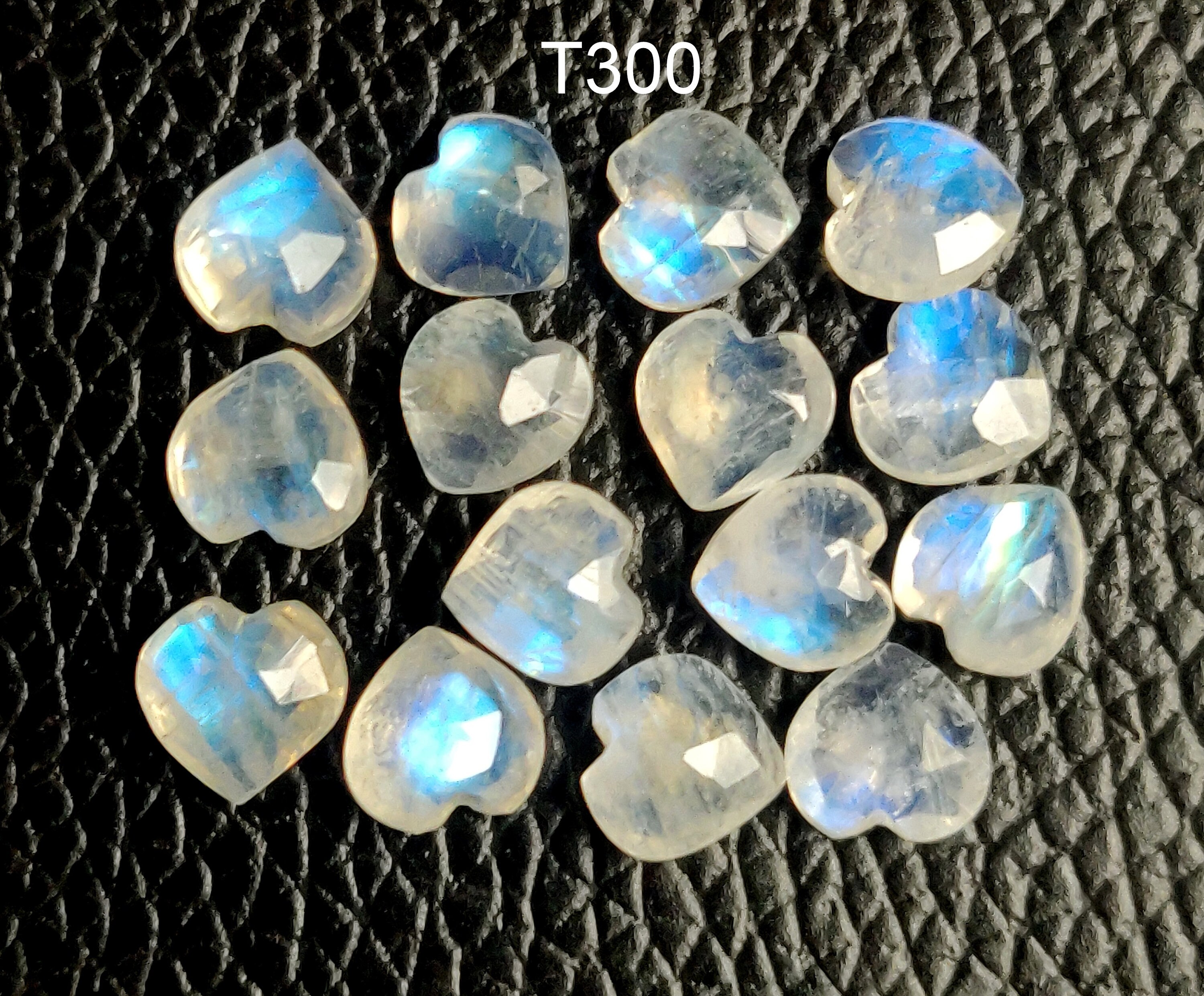 MOONSTONE FACETED GEMSTONE heart shape moonstone cut faceted | Etsy