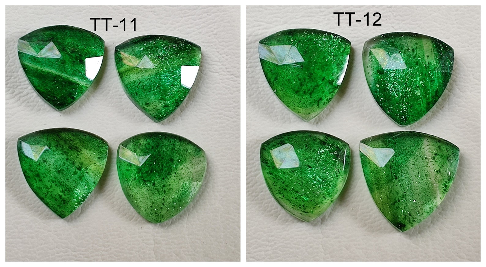 GREEN SUNSTONE Gemstonetreated Cut Faceted Jewelry Making - Etsy UK