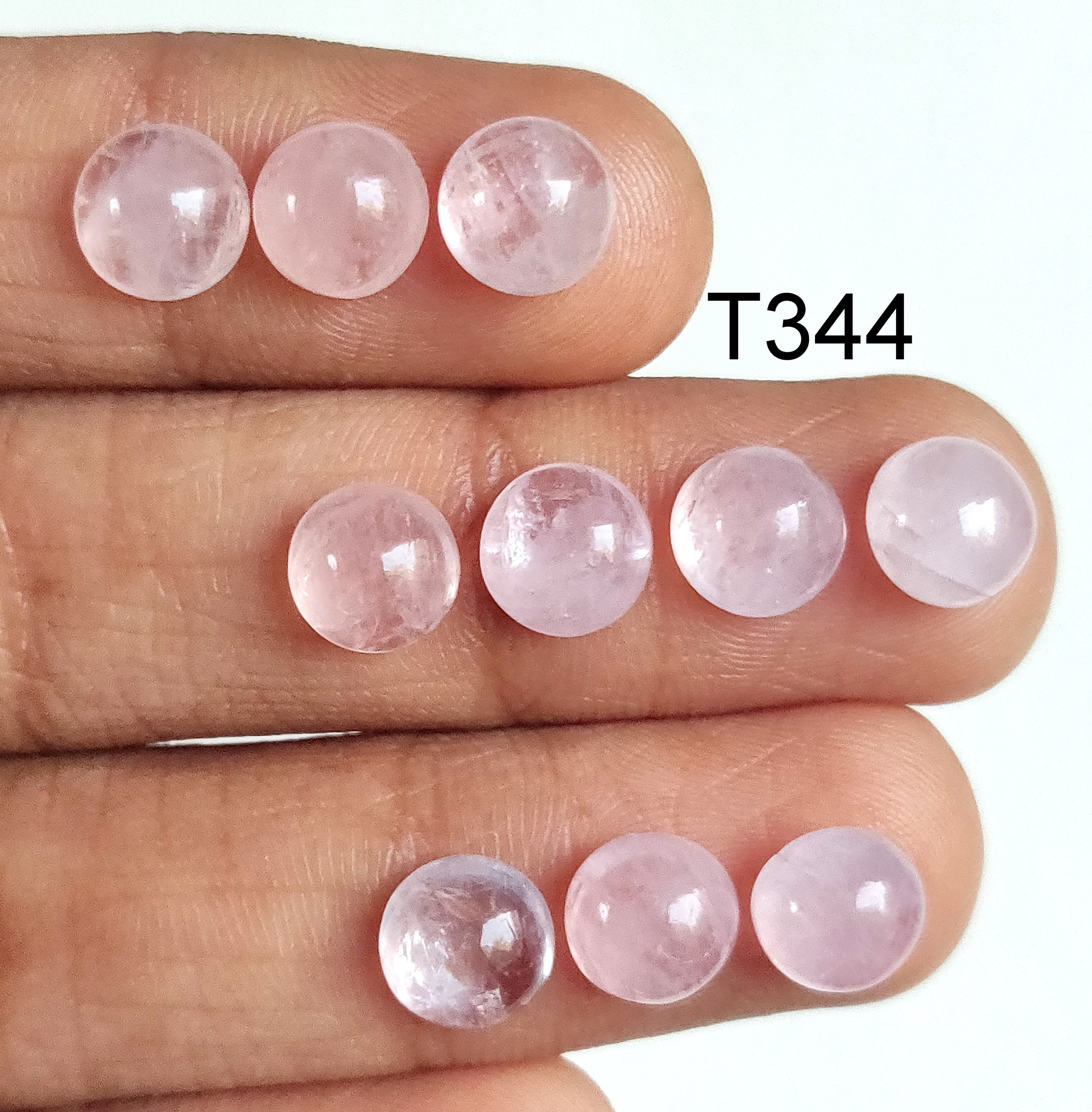 MORGANITE CABOCHON GEMSTONE Round Shape Cabochon Jewelry - Etsy