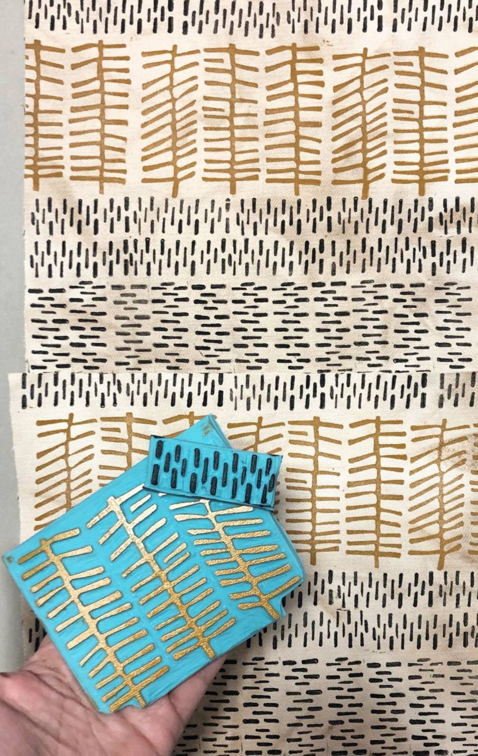 Geometric Forms Stamps , Geometric Trees, Dots Stamp , Hand Carved ...