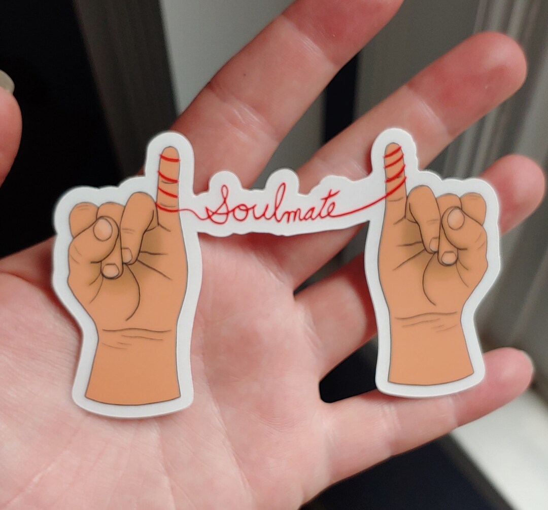 Soulmate AU Waterproof Sticker, Fanfiction Sticker - Etsy