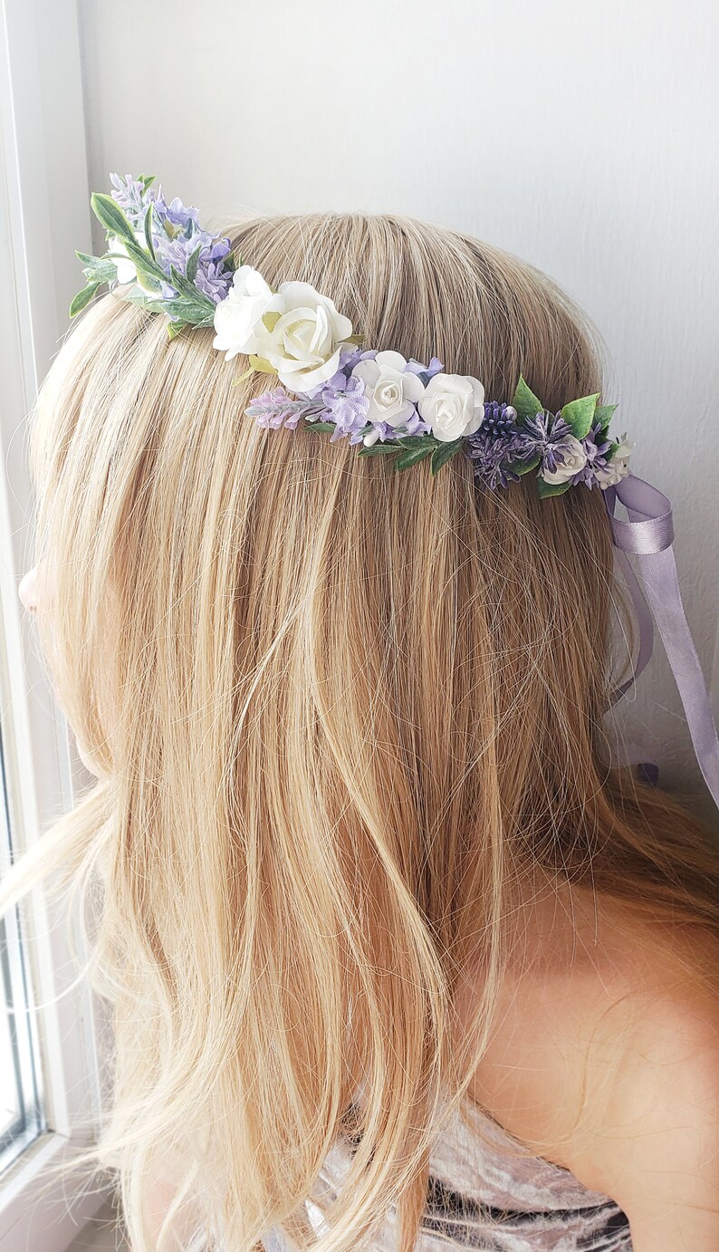 Flower Wand Floral Wand Lavender Wand Flower Girl Wand Bridal - Etsy