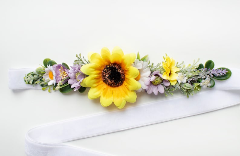 Floral Belt Flower Belt Sunflower Belt Floral Sash Flower Sash - Etsy