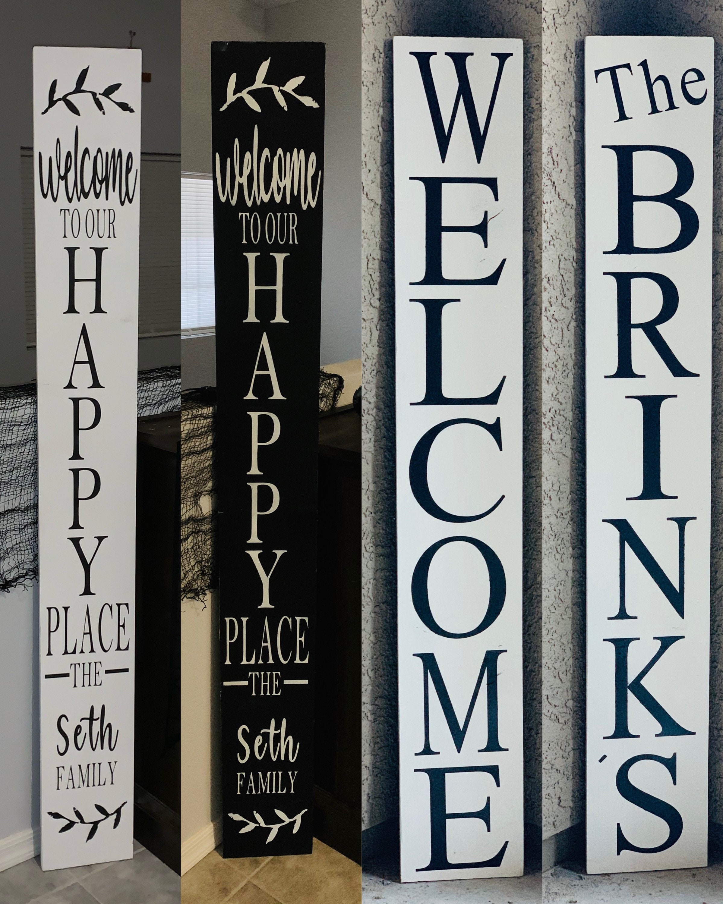 48 60 Welcome Door Signs Porch Welcome - Etsy