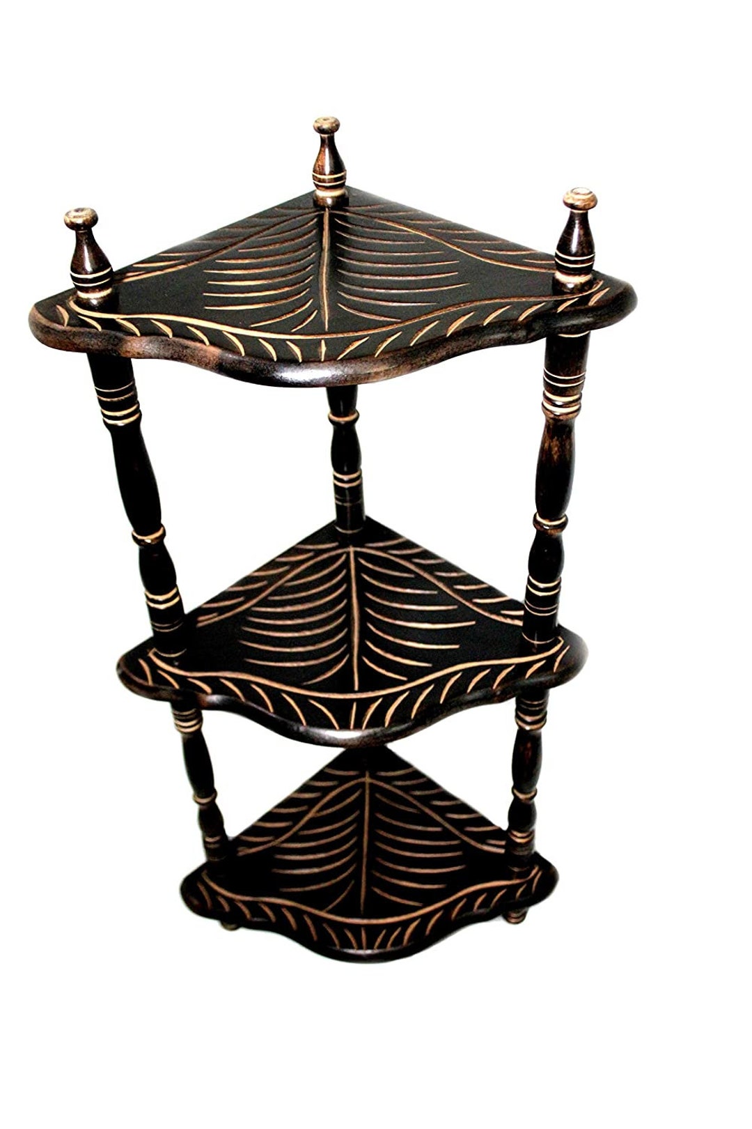 Wooden Mini Corner Rack Side Table Home Decor Office& - Etsy