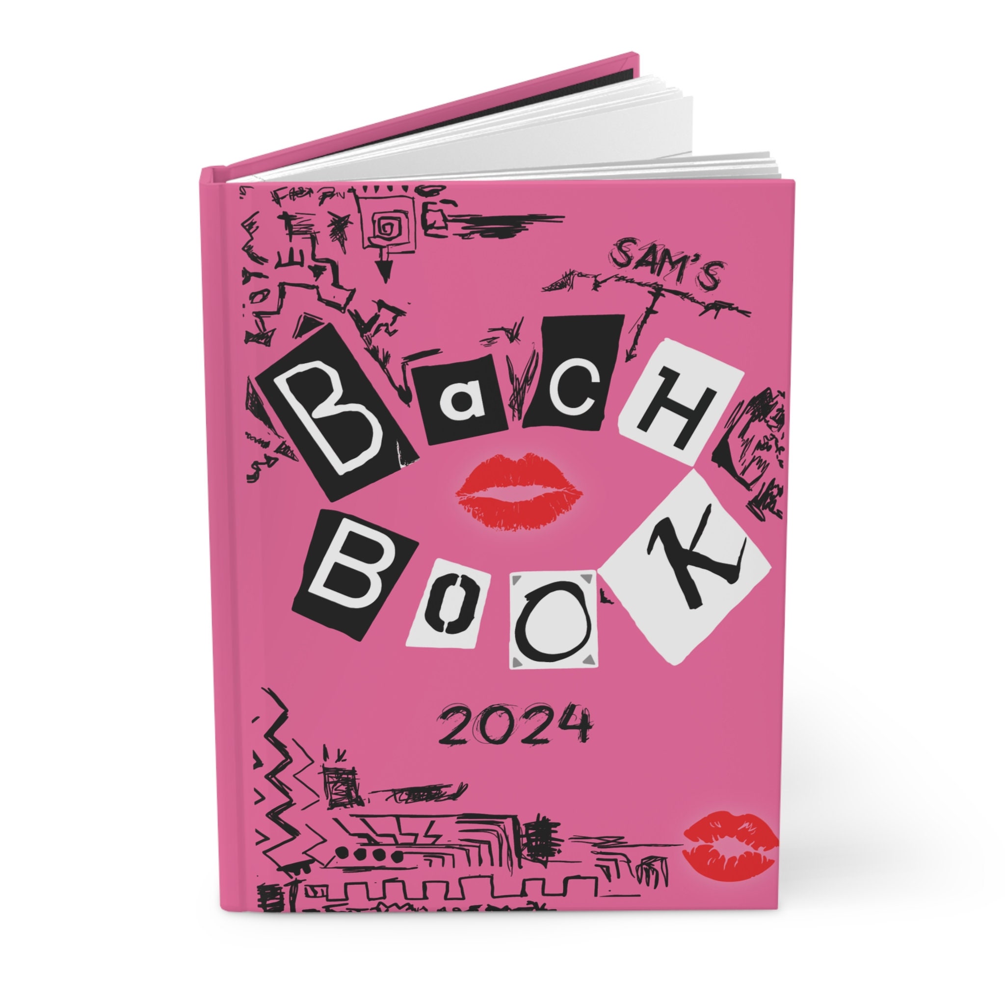 Personalized BURN BOOK bach Book Hardcover Journal 5.75x8, 150 Lined ...