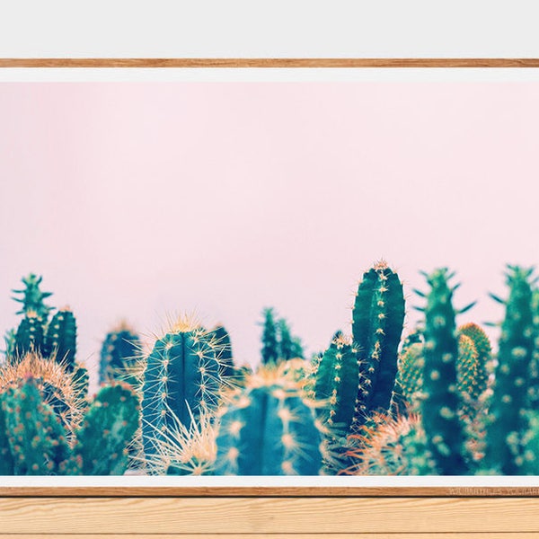 Watercolor Cactus Wall Art Watercolor Cactus Printable Art, Cactus Art ...