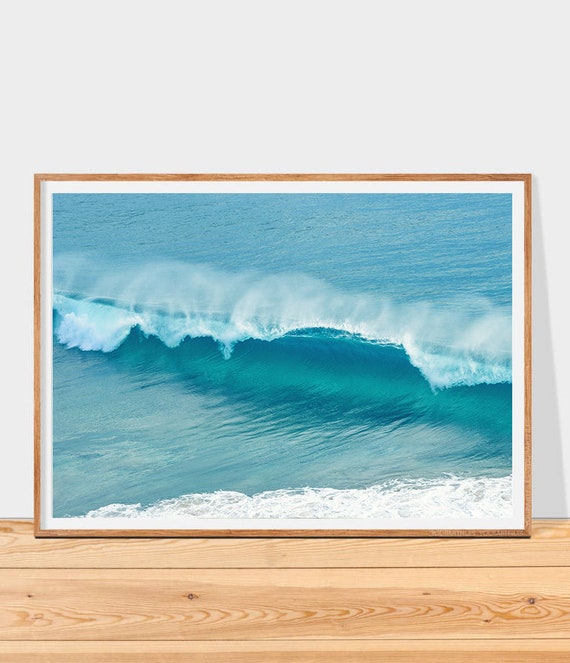 Ocean Print Wave Art Print Digital Download Sea Wave | Etsy