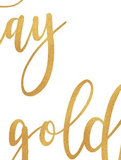 Stay Gold Art Print, Digital Download, Stay Gold Lettering Print ...