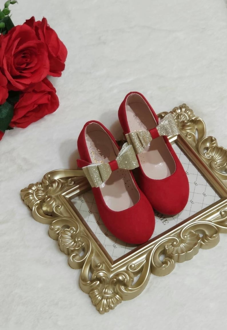Girls Red Shoes Flower Girl Shoes Toddler Girls Shoes Girls - Etsy