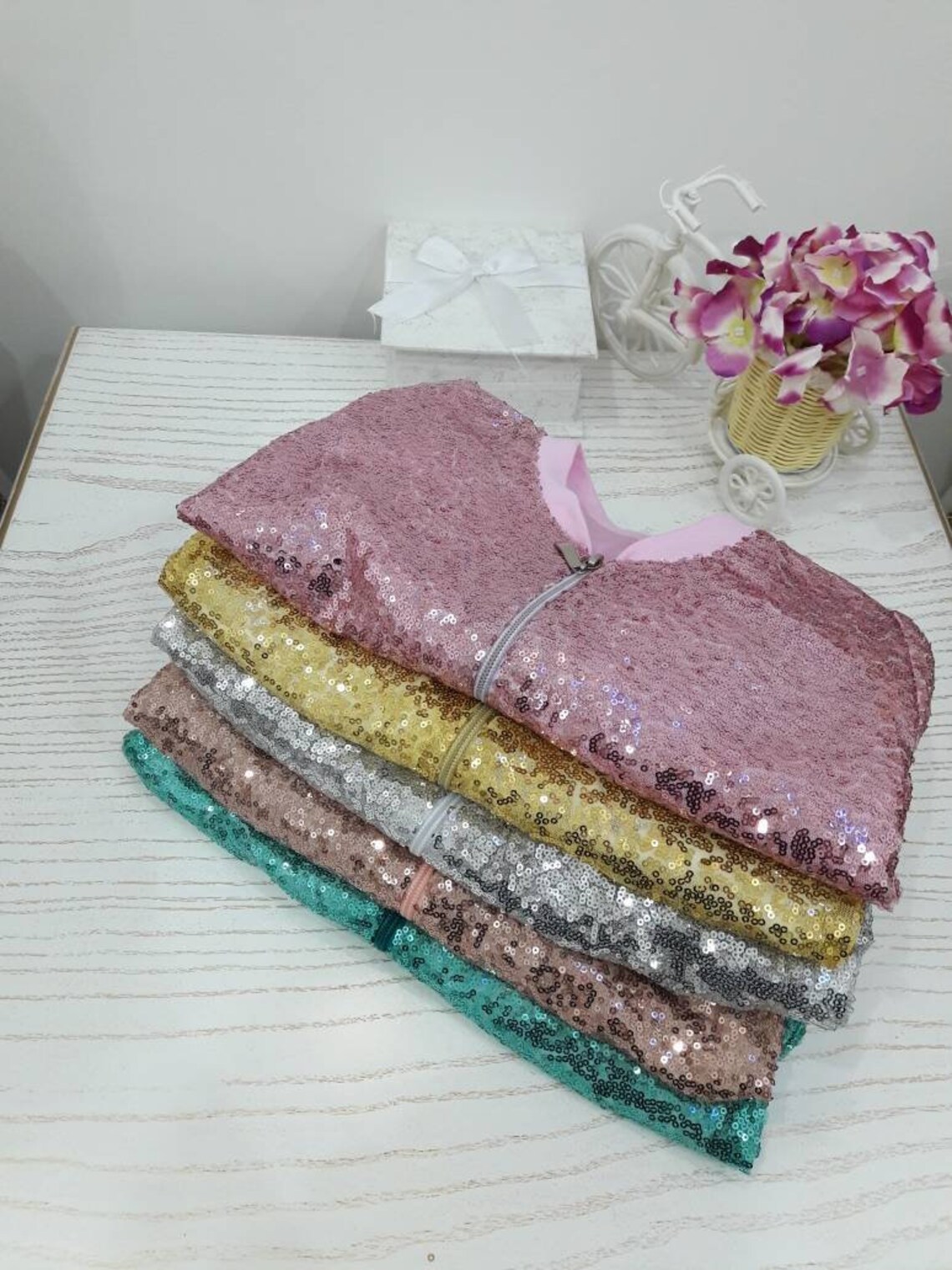 Girls Rose Gold Sequin Jacket Girls Sparkle Bomber Gold - Etsy