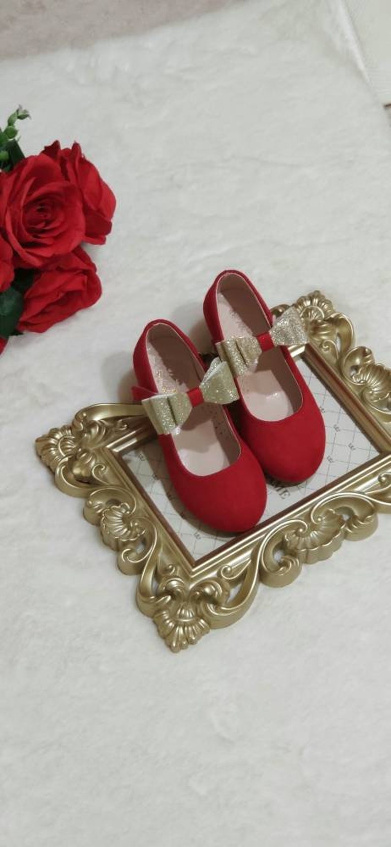 Girls Red Shoes Flower Girl Shoes Toddler Girls Shoes Girls - Etsy