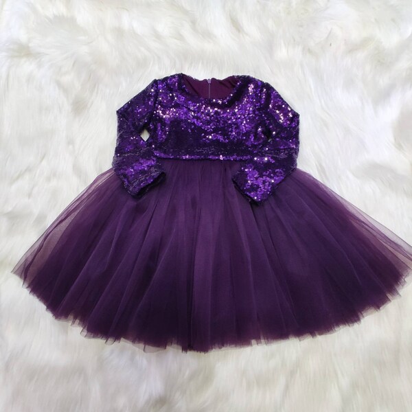 Purple Party Dress - Etsy