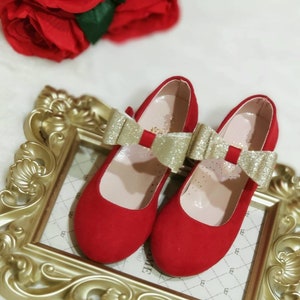 Girls Red Shoes Flower Girl Shoes Toddler Girls Shoes Girls - Etsy
