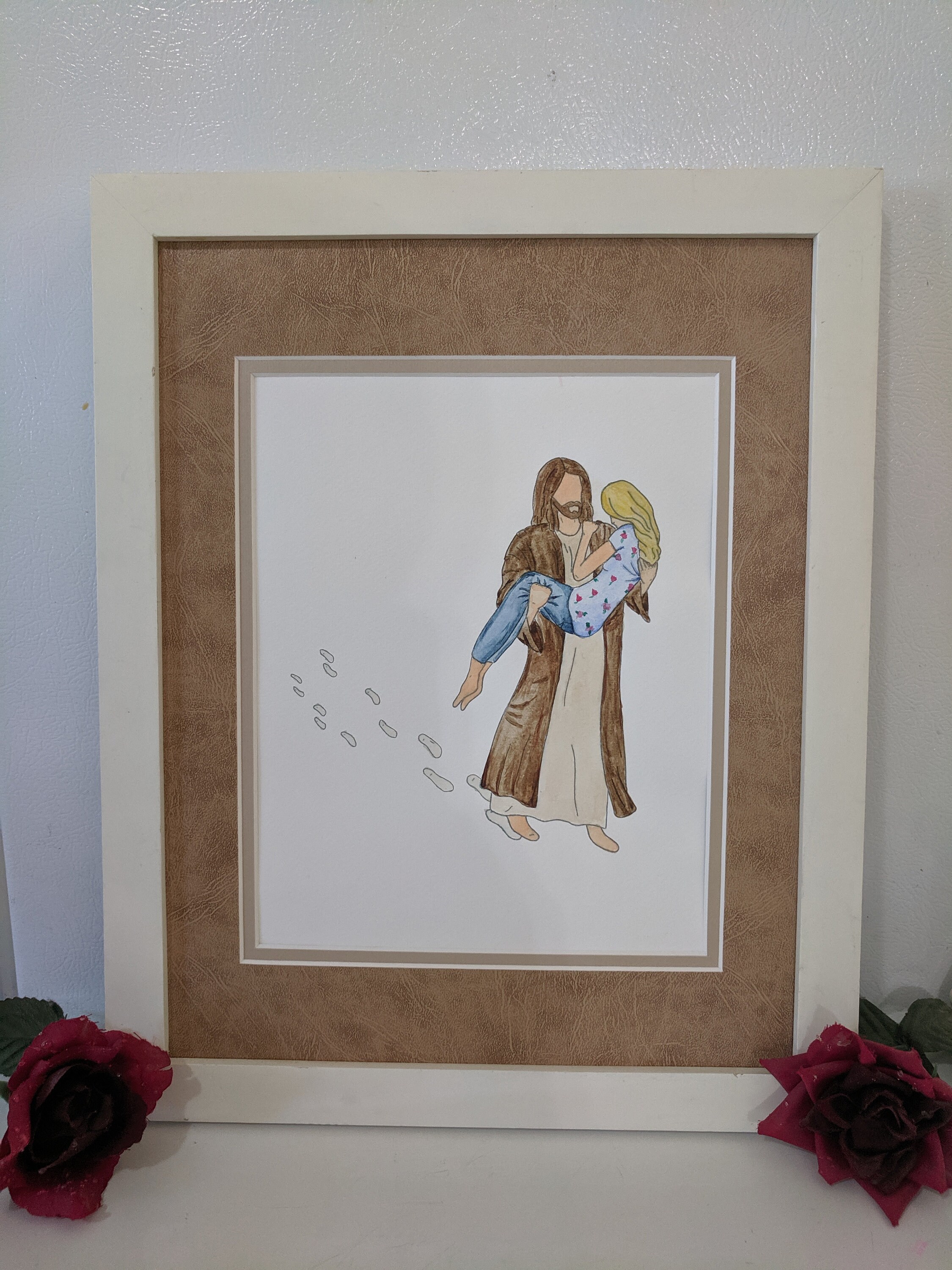 Home Décor Wall Décor Jesus Christ Faceless Watercolor PRINT Prints ...