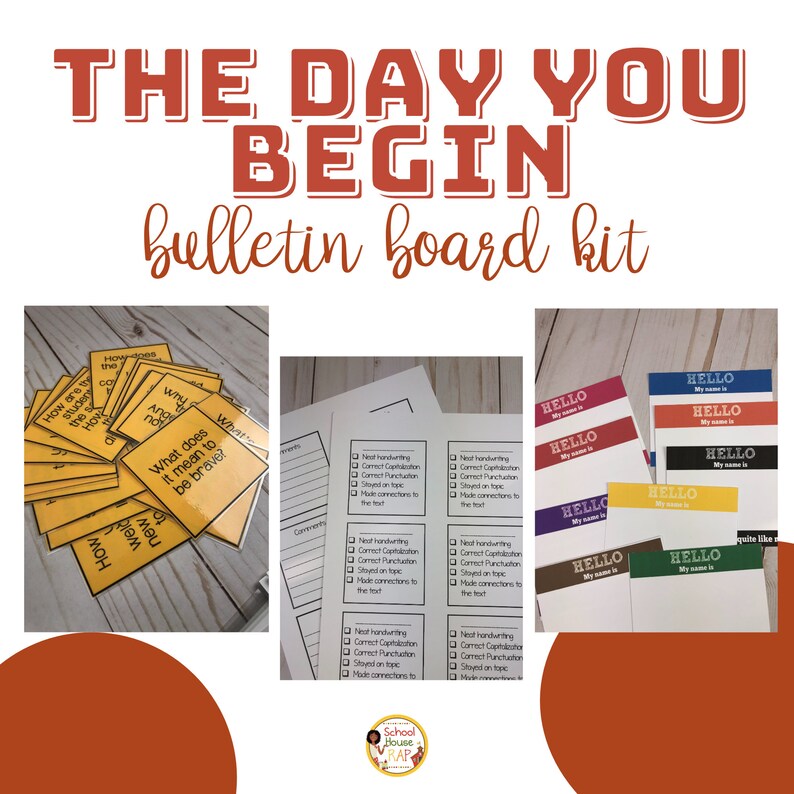 Printable Bulletin Board Kit | Back to School Bulleting Board Kit | the ...