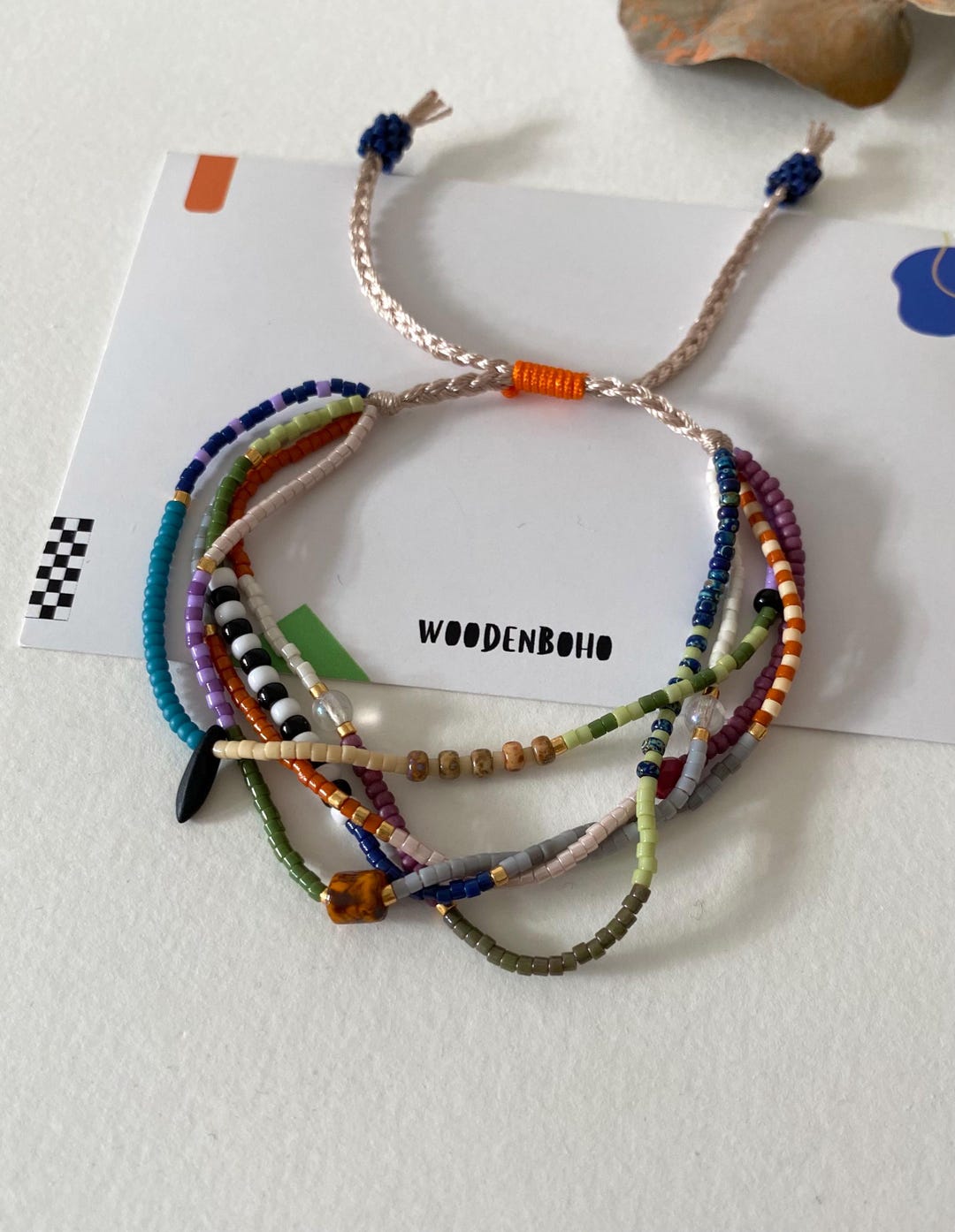 BALAT Seasonal Colors Mix Beaded Multi-row Bracelet Stacking Bracelet ...